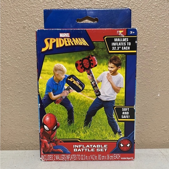 Marvel | Toys | Marvel Spiderman Inflatable Battle Set Superhero 2 ...